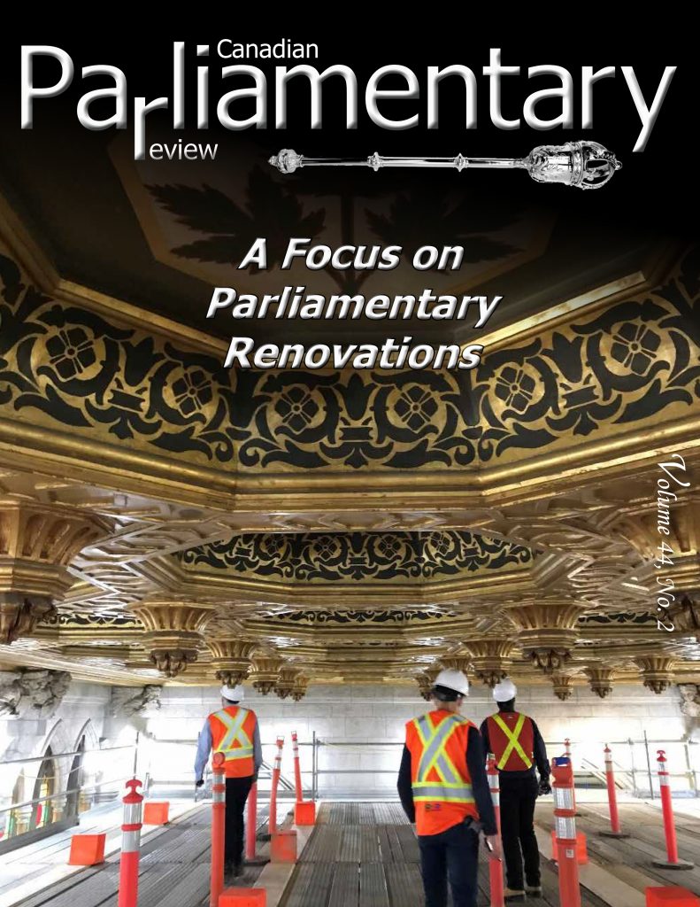 Past Issues – Canadian Parliamentary Review – La Revue parlementaire ...